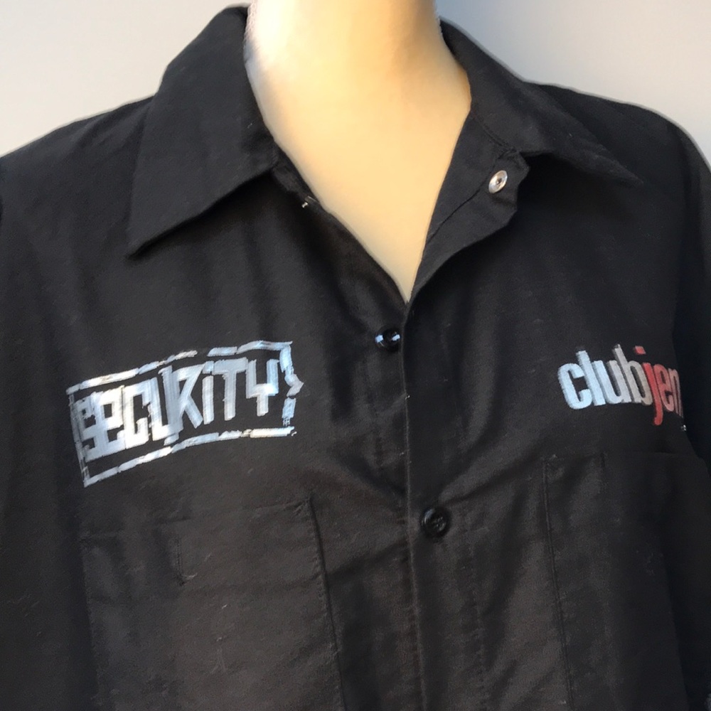 Rare Club Jenna Security Guard Black Shirt - Gem